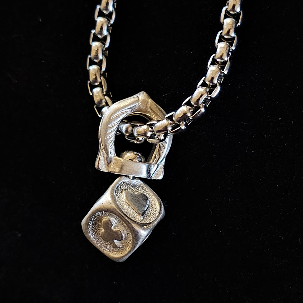 French Pipe Suits Sterling Silver with SS Chain Necklace – aMonnatti